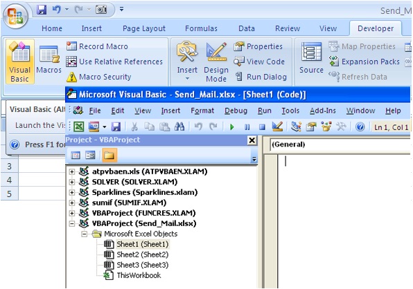 Gửi Email Hàng Loạt Từ Outlook Bằng Excel Macro Vba Hàm Excel 